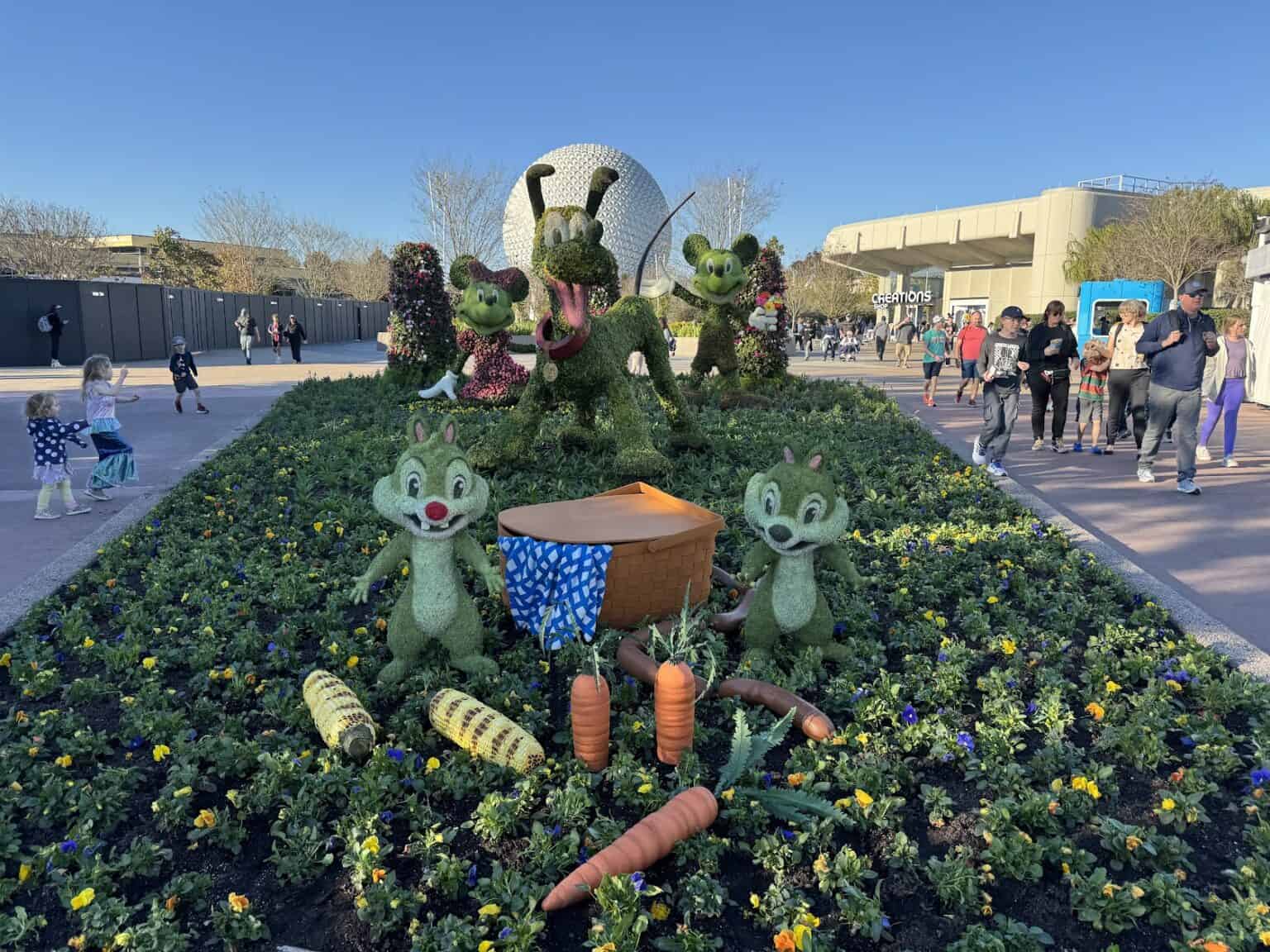 All-New Groot Topiary Debuts in EPCOT for 2024 Flower & Garden Festival ...