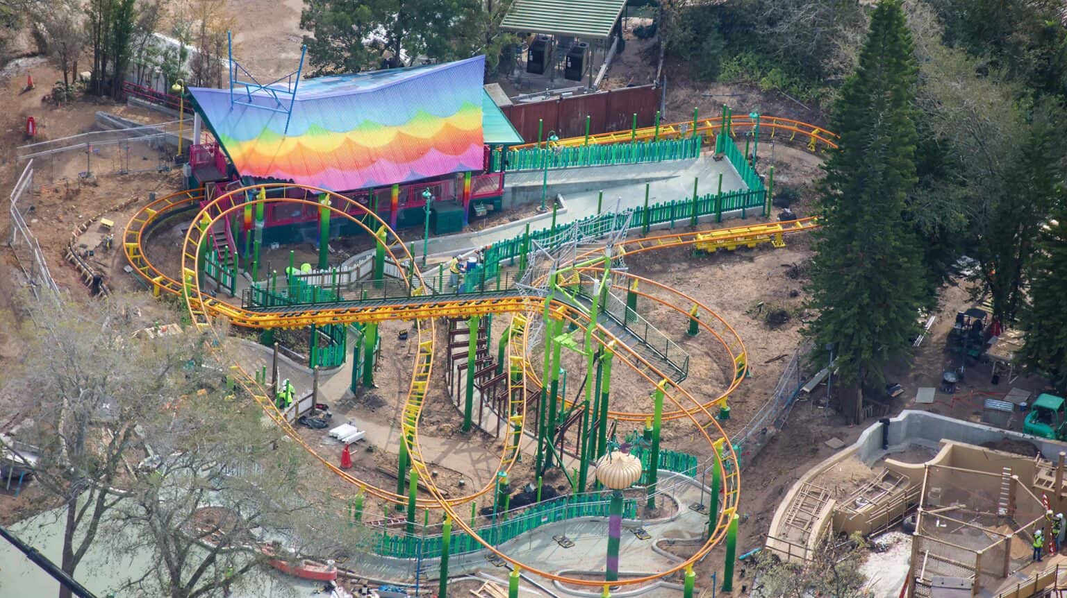 Aerial Photos of Construction at DreamWorks Land in Universal Orlando ...