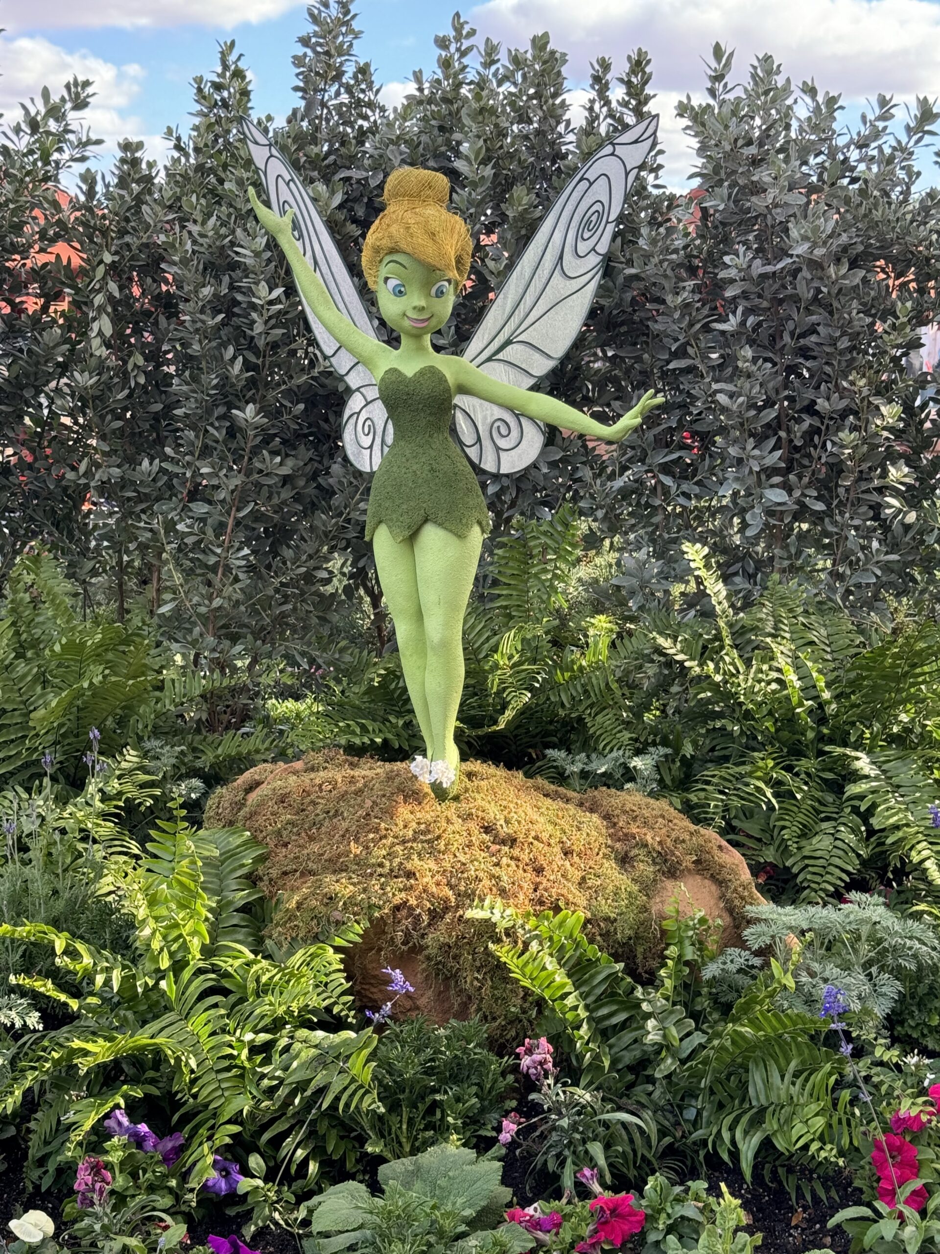 Tinkerbell & Other Toparies Out Ahead of EPCOT's Flower & Garden ...
