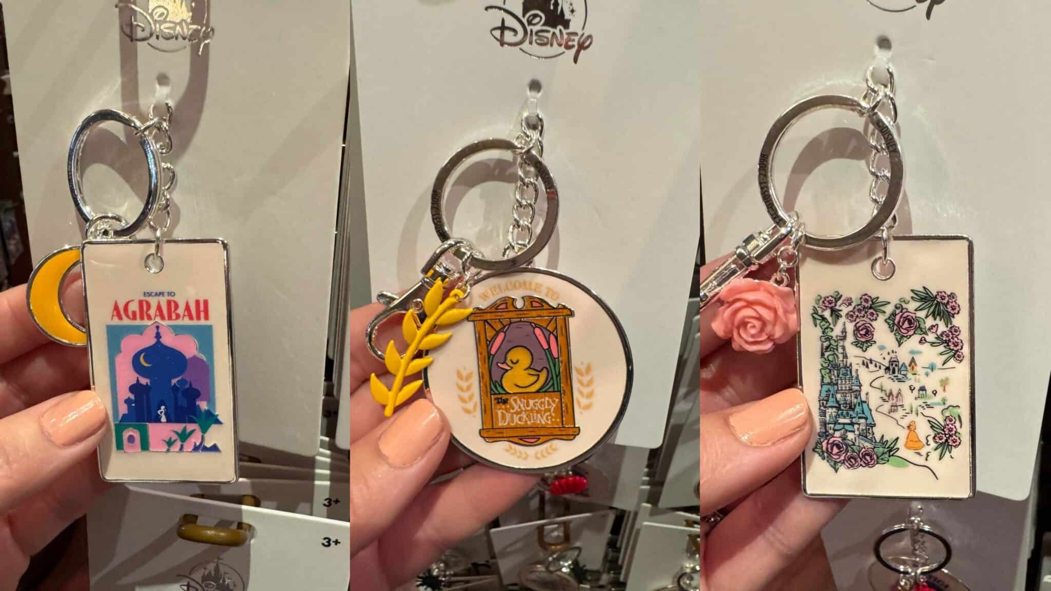 New Disney Princess Locations Keychains Now At Magic Kingdom! | Chip ...