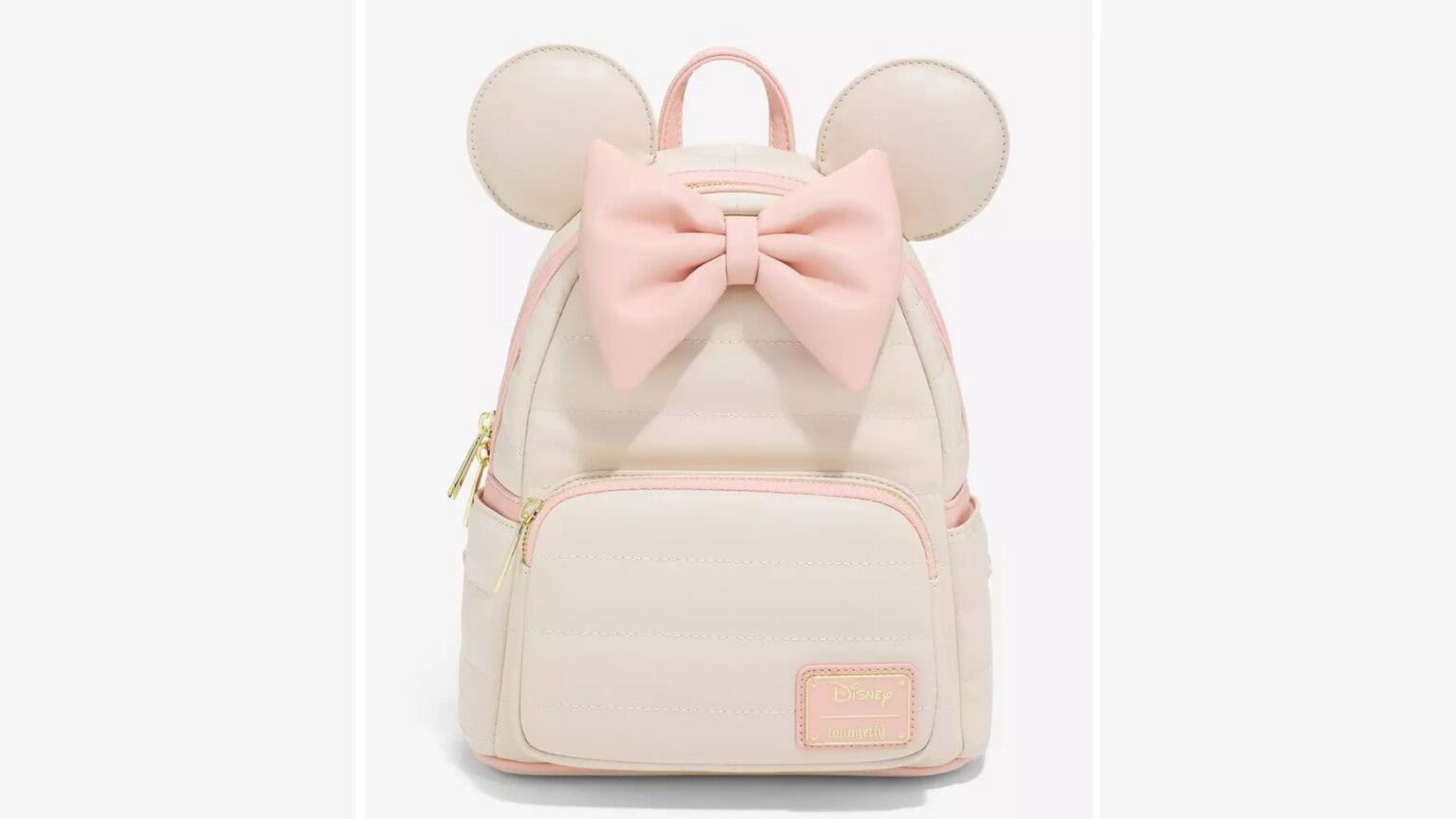 Super Cute Minnie Mouse Pink Tonal Puff Backpack Exclusively At ...