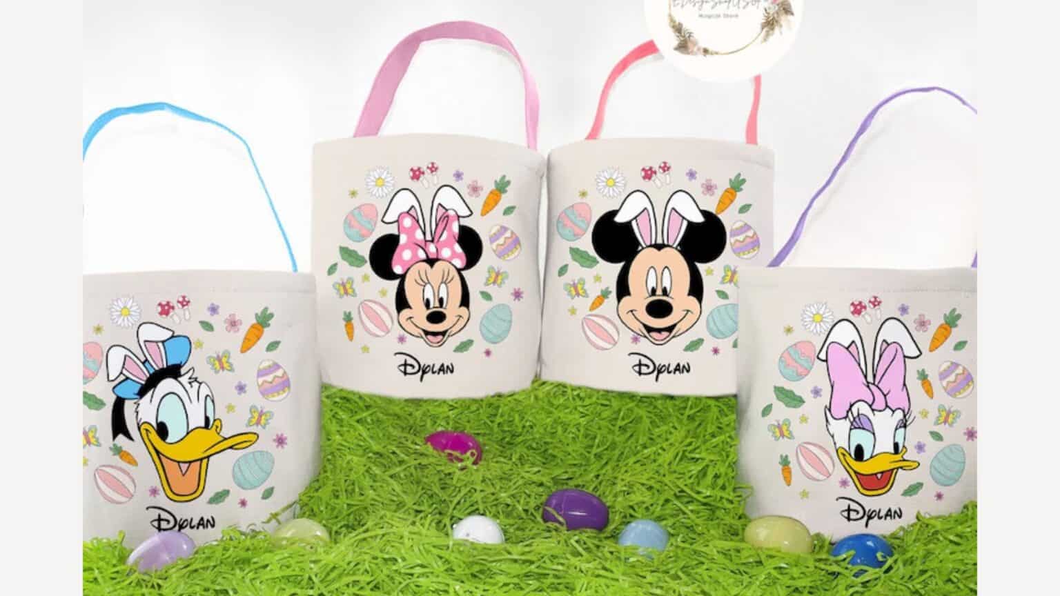 Personalized Disney Characters Easter Baskets Your Kids Will Love ...
