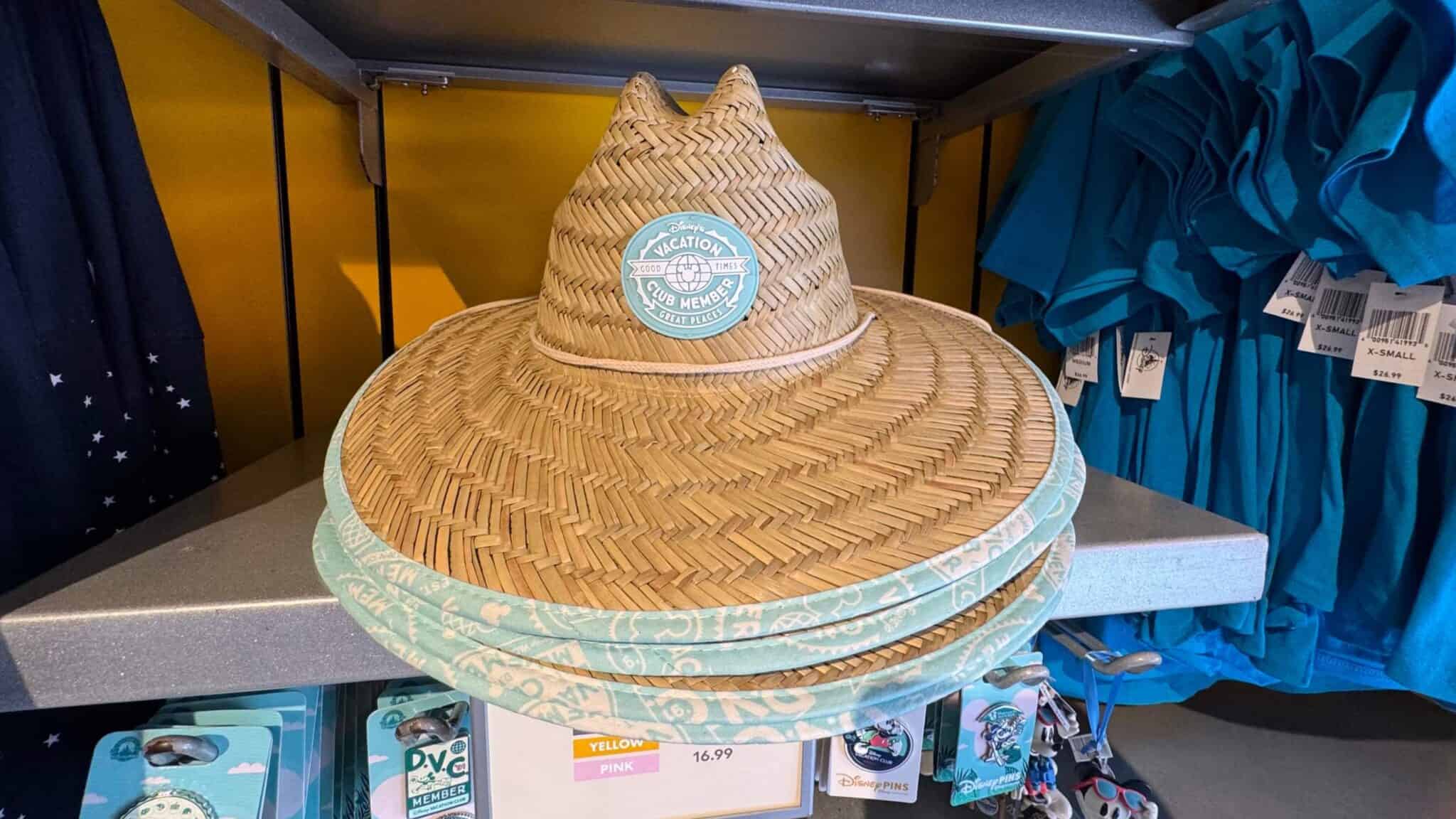 New Tropical DVC Straw Hat Available At Epcot! | Chip and Company