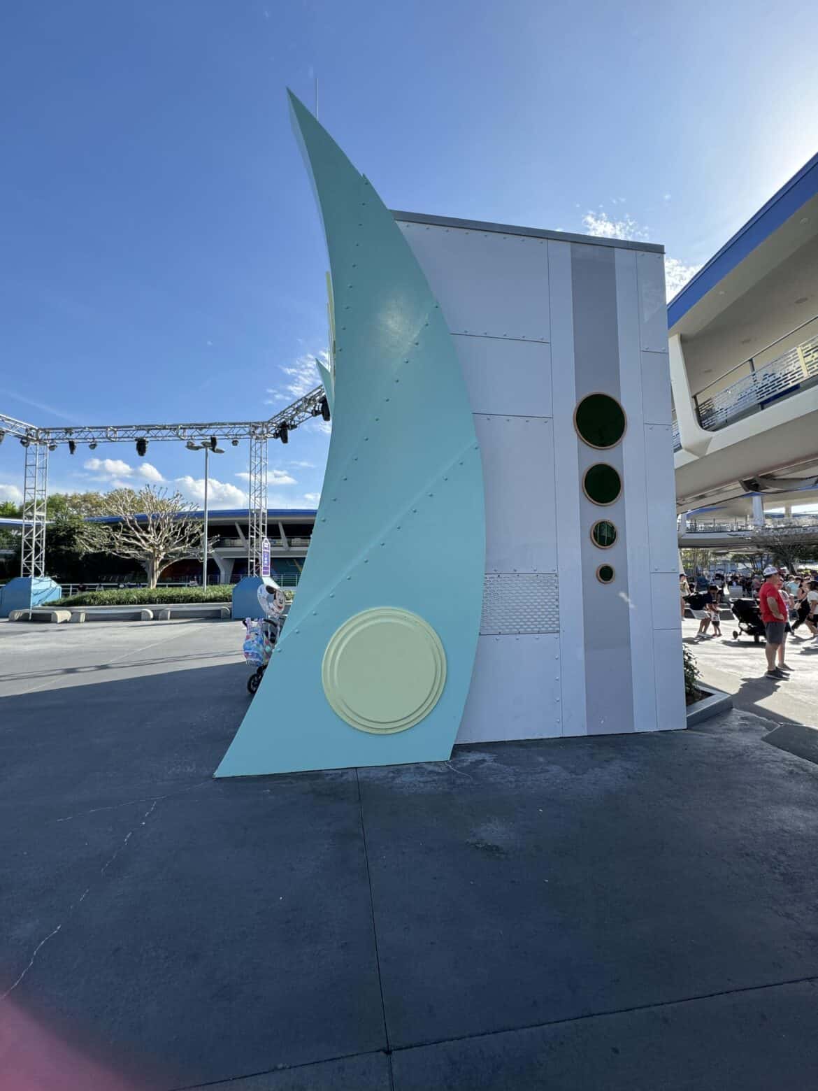 Galactic Gateway in Tomorrowland Gets a Fresh Coat of Paint in the Magic Kingdom | Chip and Company