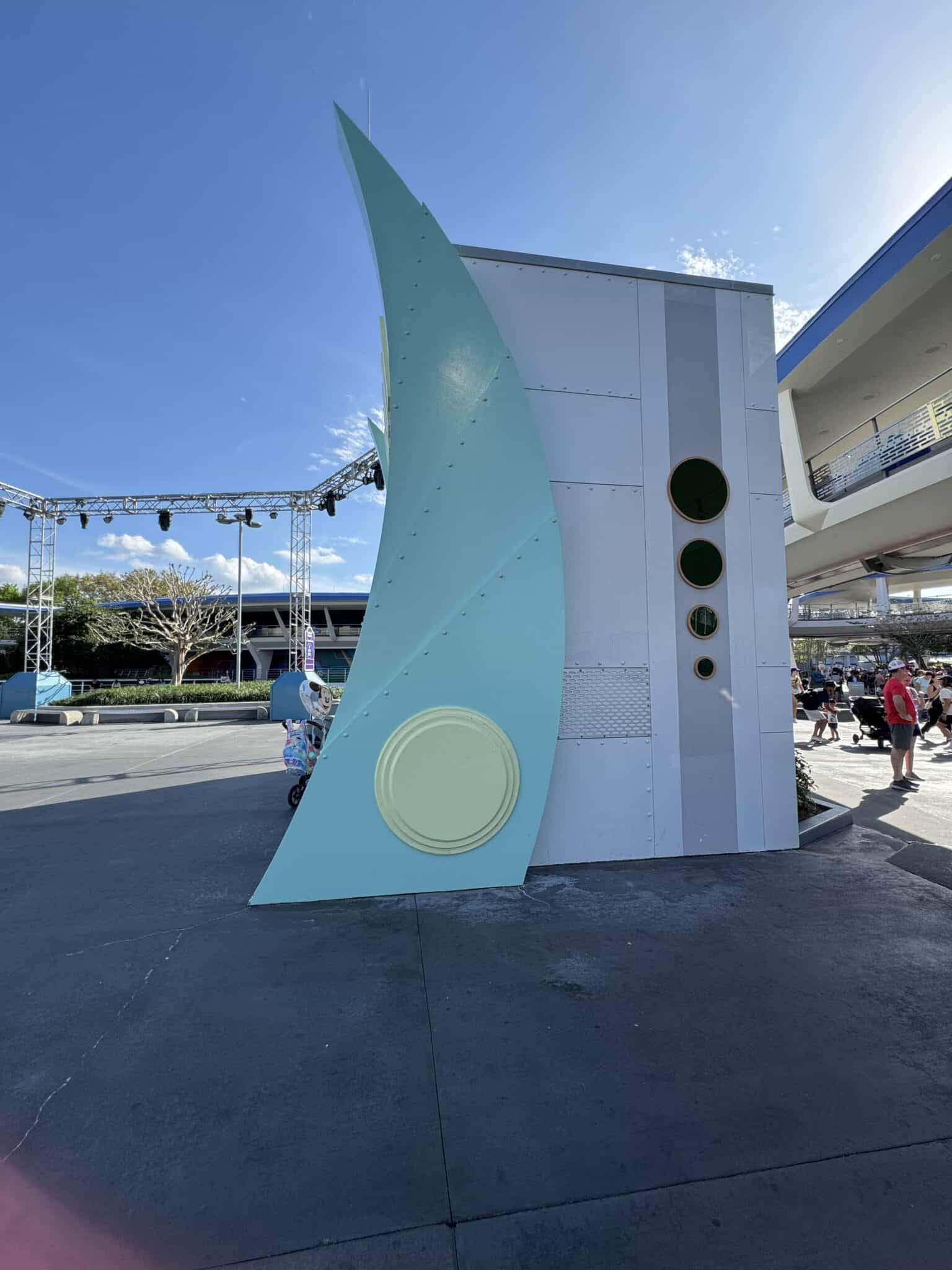Galactic Gateway in Tomorrowland Gets a Fresh Coat of Paint in the Magic Kingdom | Chip and Company