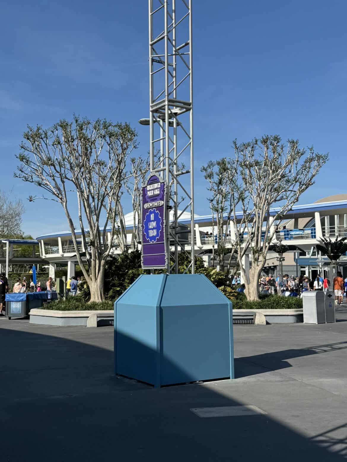 Galactic Gateway in Tomorrowland Gets a Fresh Coat of Paint in the Magic Kingdom | Chip and Company