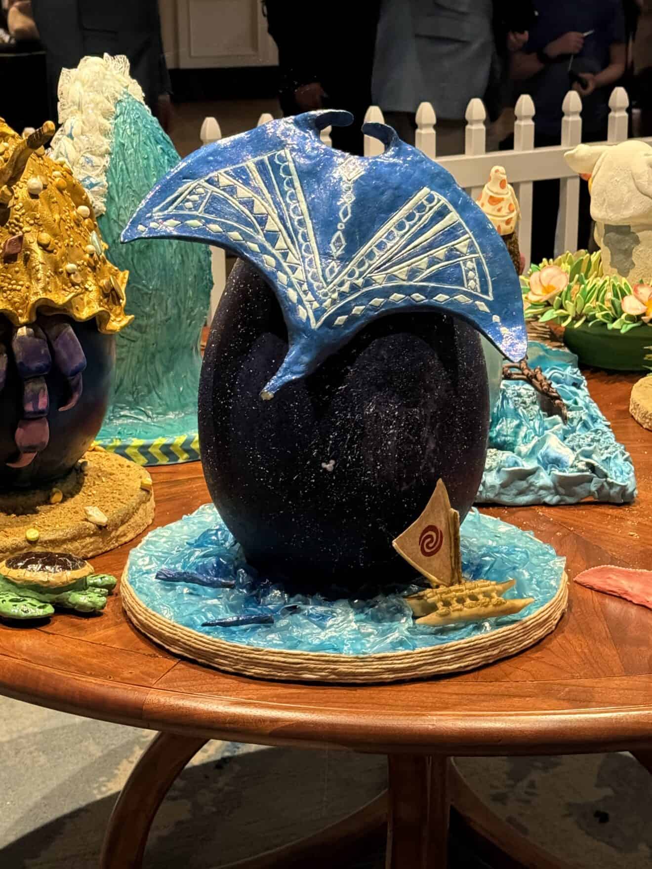 Disney's Yacht Club Moana-Themed Easter Egg Displays for 2024 | Chip ...