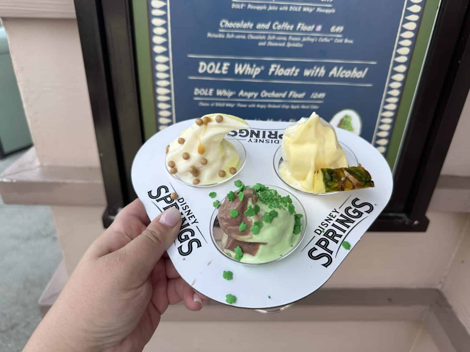 New Dole Whip Flight at Swirls on the Water in Disney Springs | Chip ...