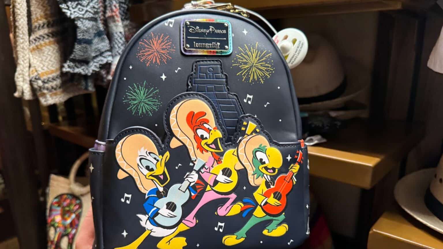 New The Three Caballeros Loungefly Backpack To Bring The Fiesta With ...