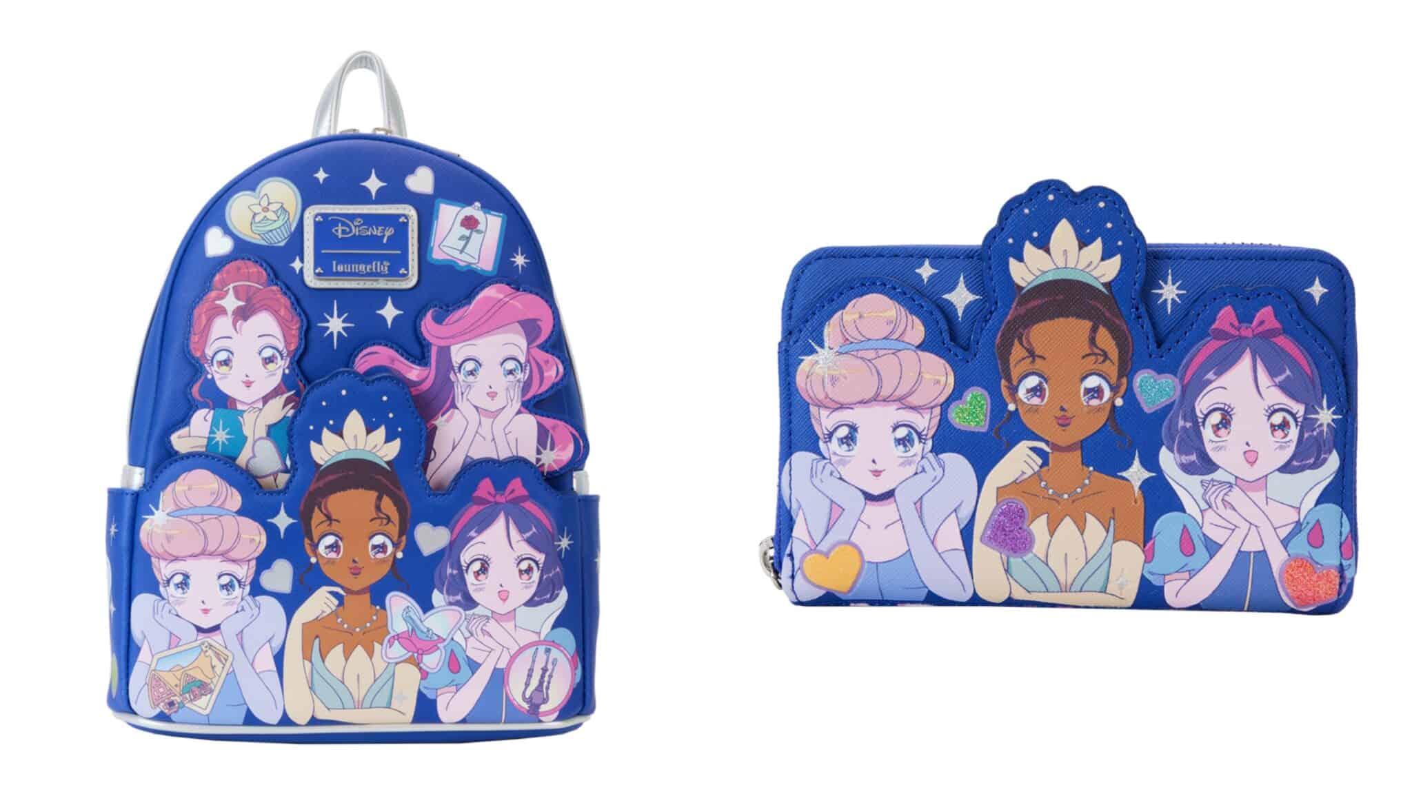 New Disney Princess Manga Style Loungefly Collection Available For Pre ...