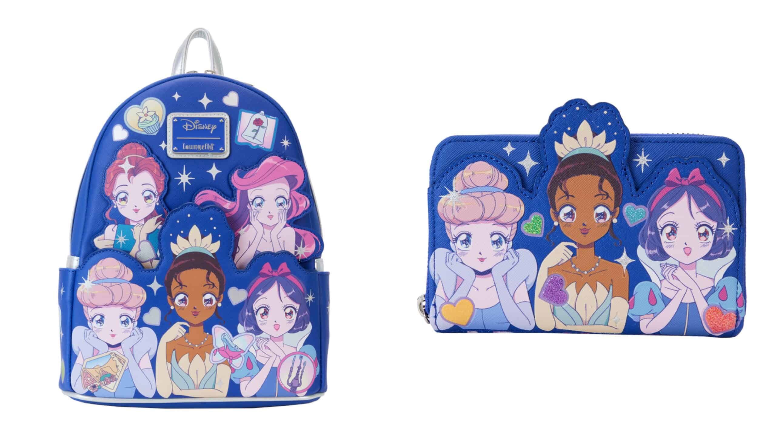 New Disney Princess Manga Style Loungefly Collection Available For Pre ...