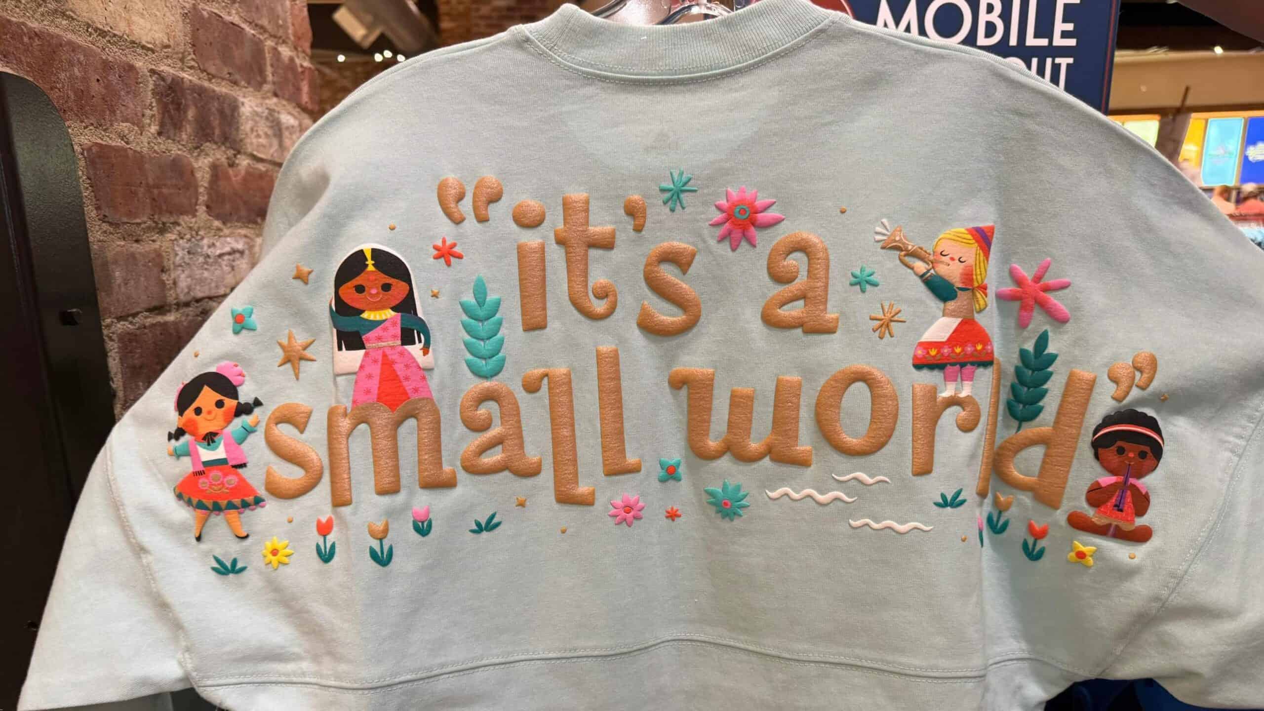 Whimsical It's A Small World Spirit Jersey Now At Disney Springs ...