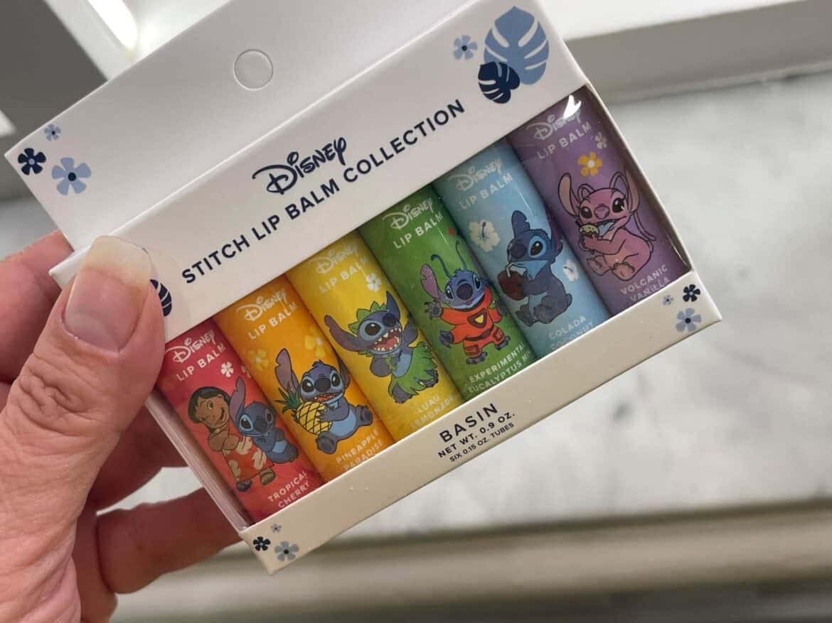 New Stitch Lip Balm Set from Basin Available At Walt Disney World ...