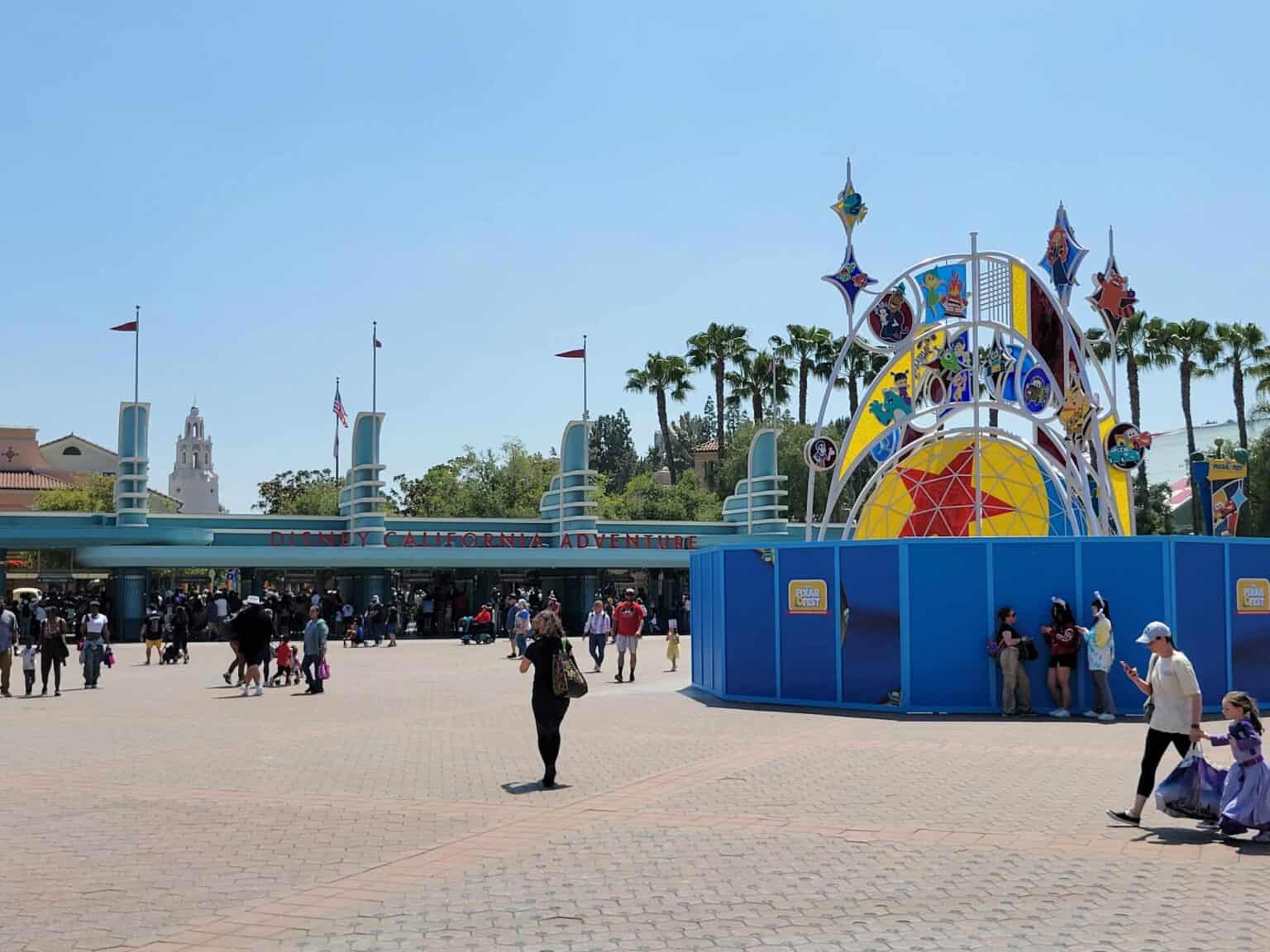 Pixar Fest Decorations Start Showing up at the Disneyland Resort | Chip ...