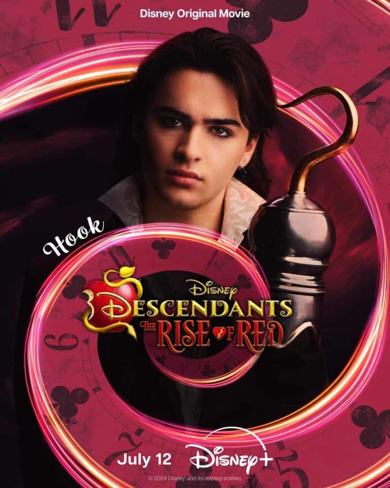 New Character Posters Revealed for Descendants: The Rise of Red | Chip ...