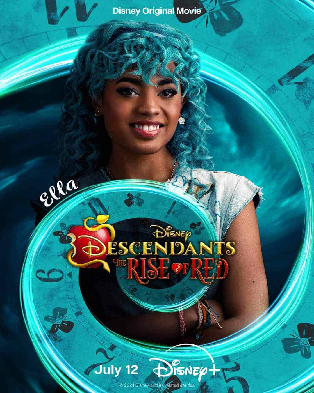 New Character Posters Revealed for Descendants: The Rise of Red | Chip ...