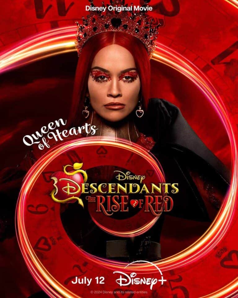 New Character Posters Revealed for Descendants: The Rise of Red | Chip ...