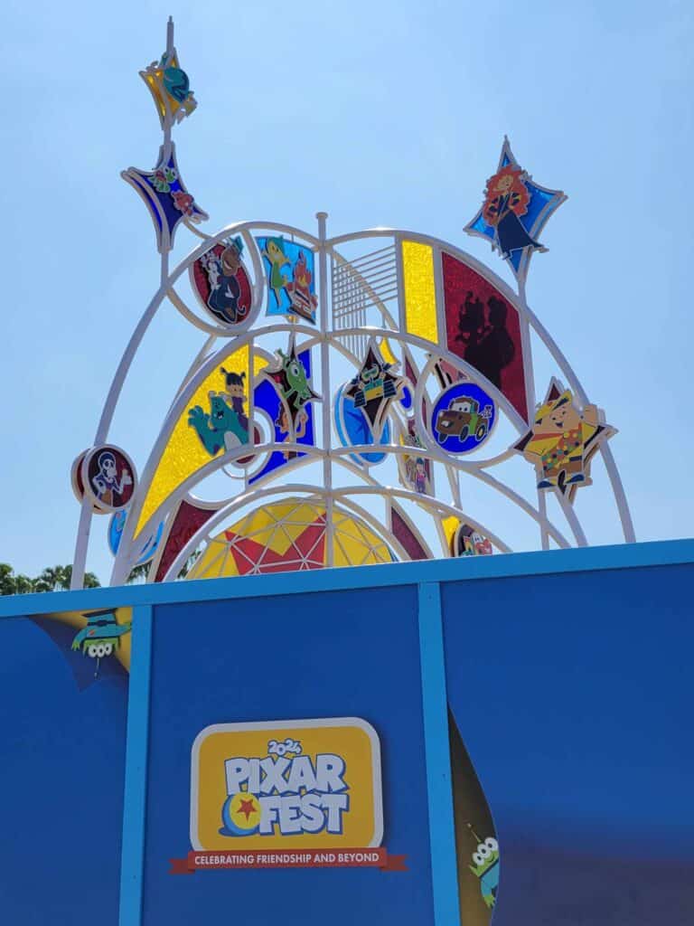 Pixar Fest Decorations Start Showing up at the Disneyland Resort | Chip ...