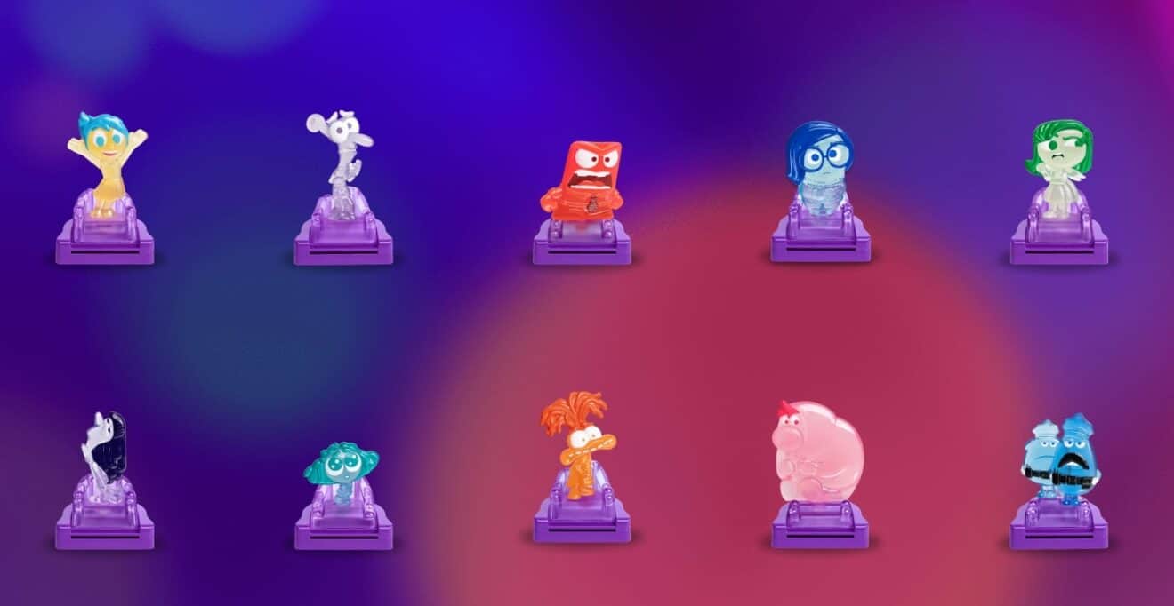 New Inside Out 2 Happy Meal Toys Now at McDonalds | Chip and Company