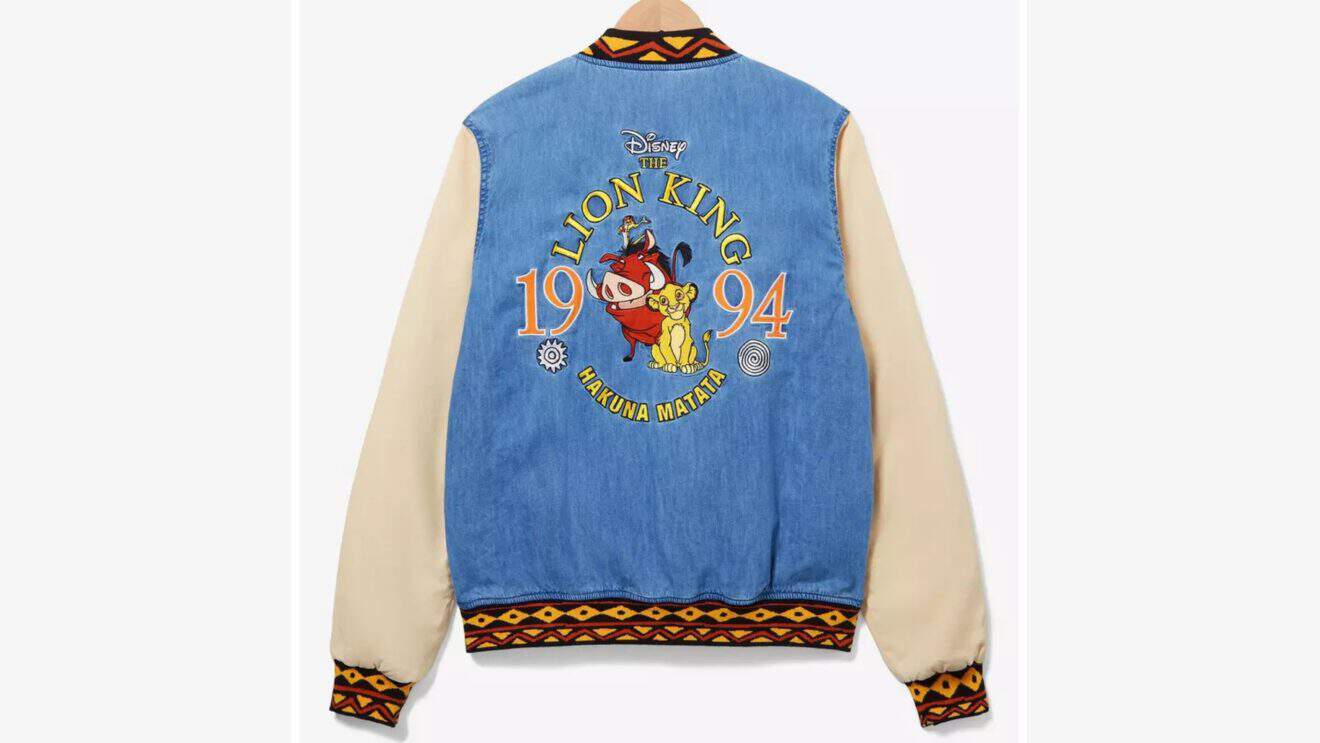 New The Lion King Denim Bomber Jacket Exclusively Available At BoxLunch ...