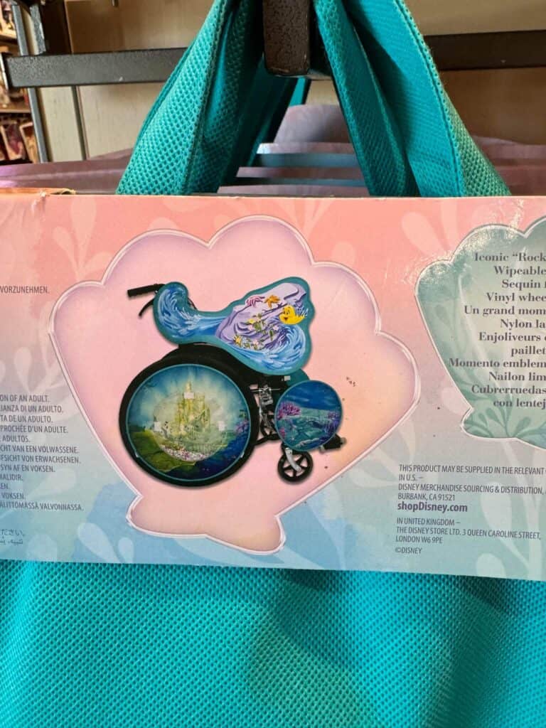 The Little Mermaid Adaptive Wheelchair Wrap Is Now Available At Disney ...