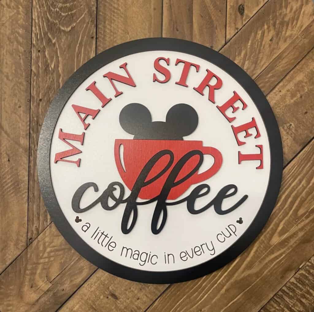 Brew Up Some Buzz: The Main Street Coffee Sign Is Perfect for Your Home ...