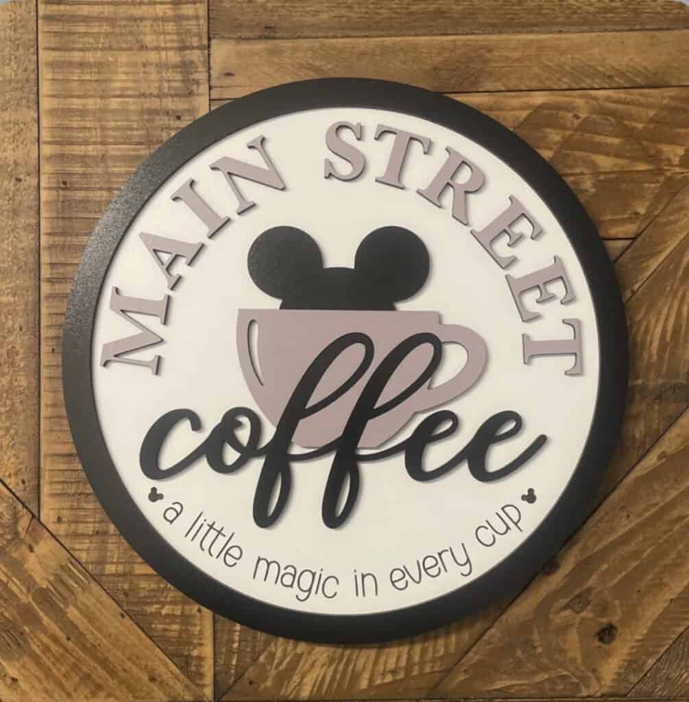 Brew Up Some Buzz: The Main Street Coffee Sign Is Perfect for Your Home ...