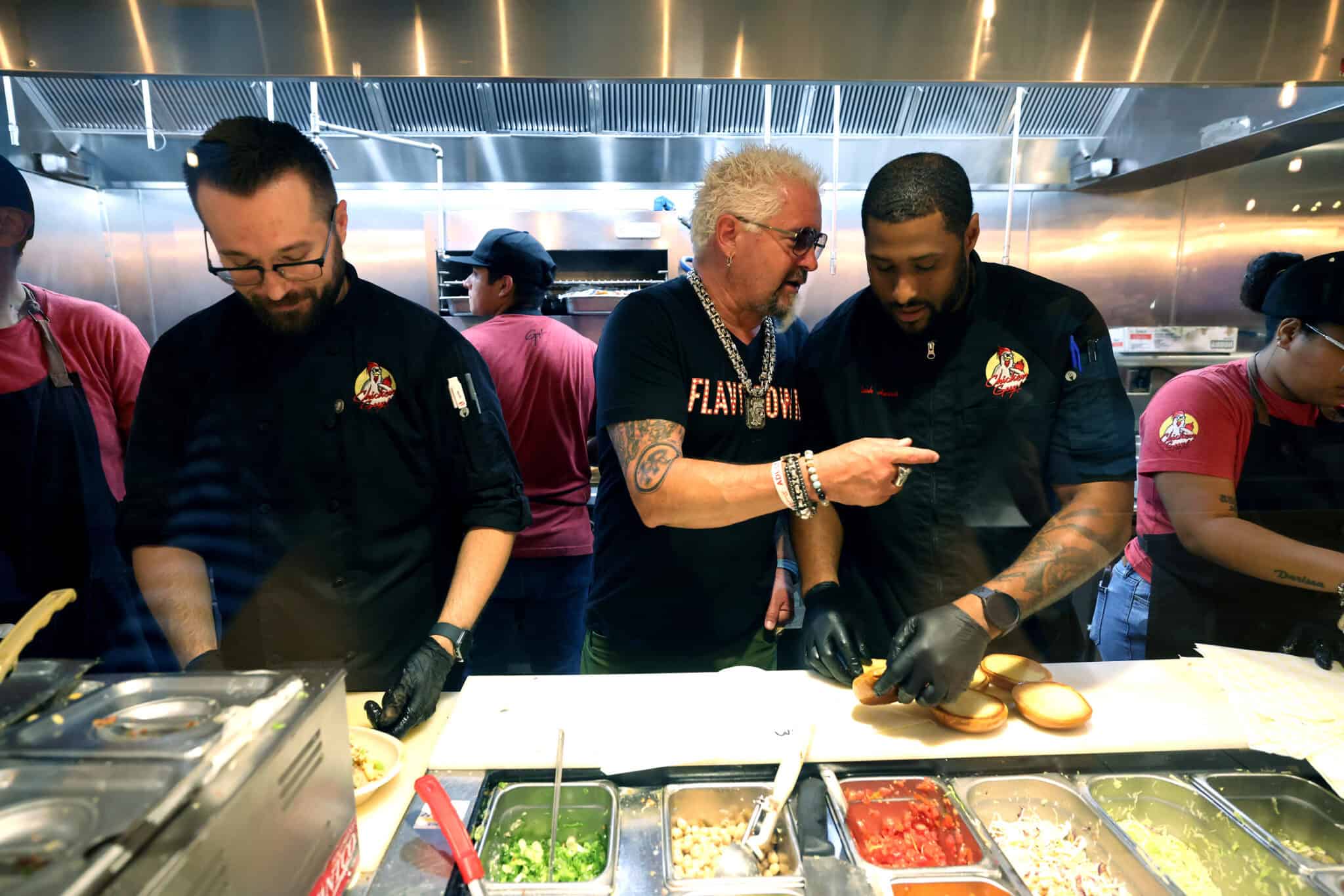 Celebrity Chef Guy Fieri Spotted Getting His Chicken Fix at Chicken Guy ...