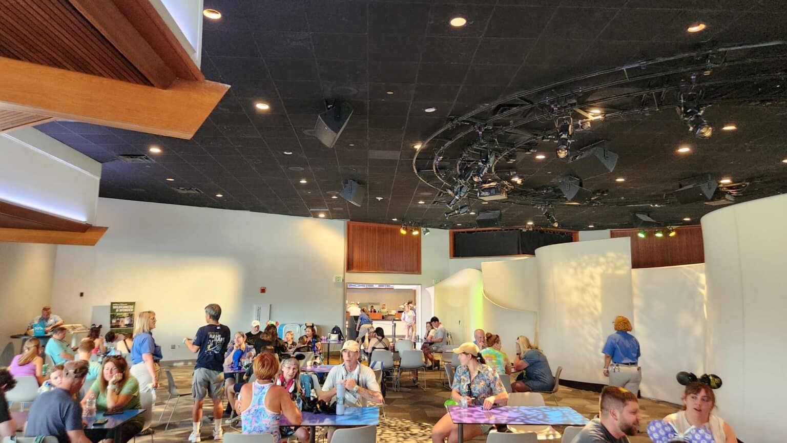 Check out the Temporary DVC Lounge at the Odyssey Building in Epcot ...