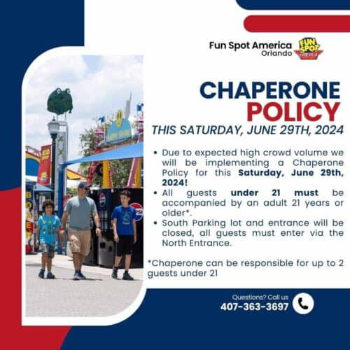 Fun Spot America in Orlando Implementes Chaperone Policy | Chip and Company