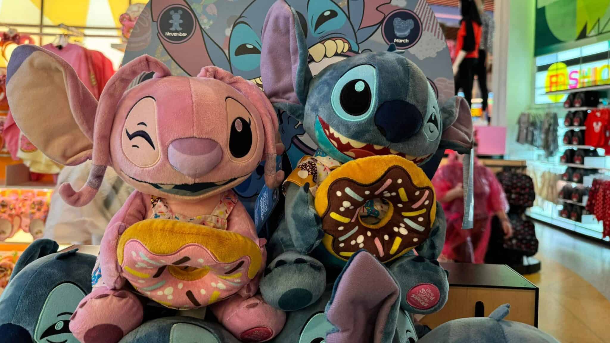 Double the Trouble, Double the Fun: Stitch and Angel Donut Plushes ...
