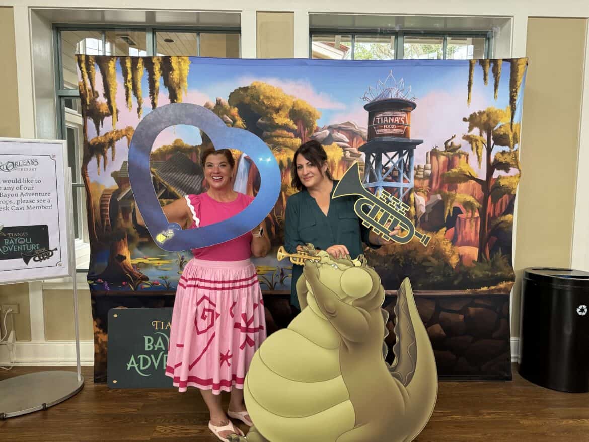 NEW Tiana’s Bayou Adventure Photo Opportunity at Port Orleans Resort ...