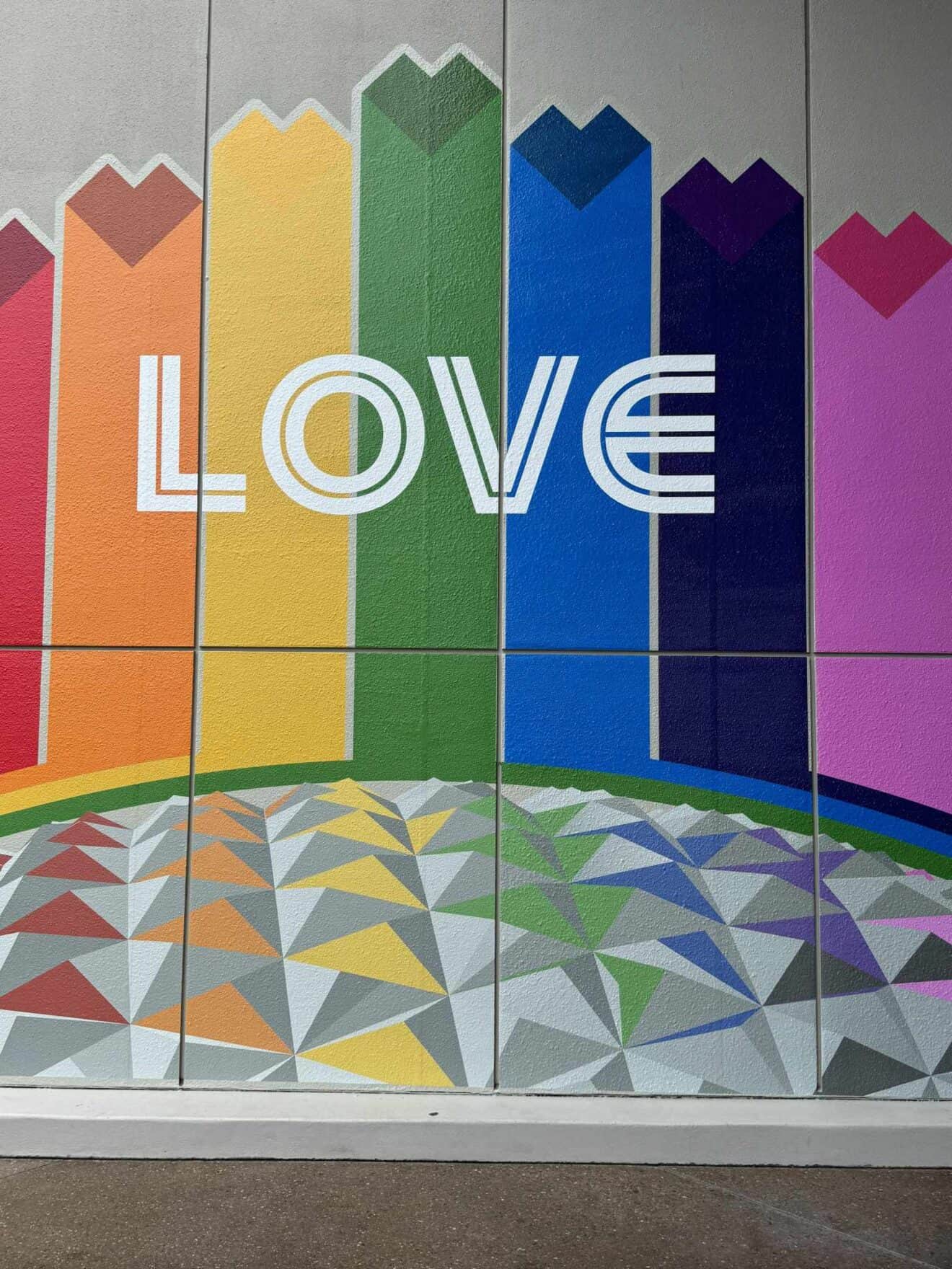 Spaceship Earth Pride Wall Returns to Epcot | Chip and Company