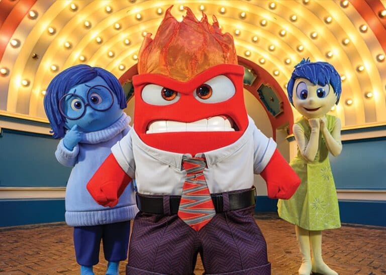 Anger from Inside Out Makes His Disneyland Meet & Greet Debut | Chip ...