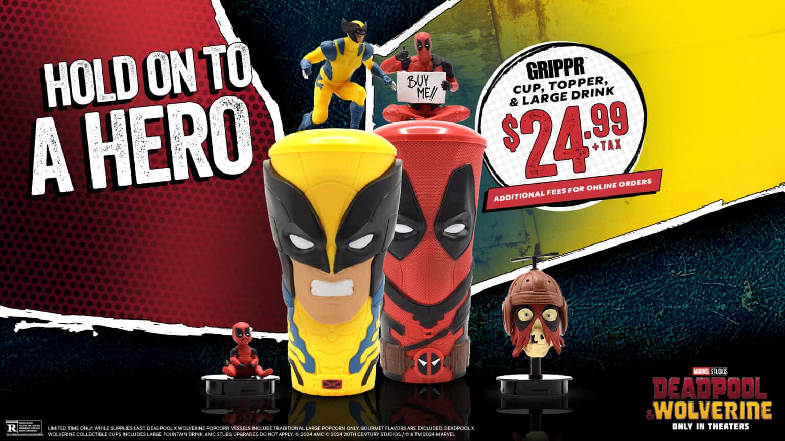 AMC Theatres Exclusively Offering Wolverine Popcorn Bucket Designed by ...