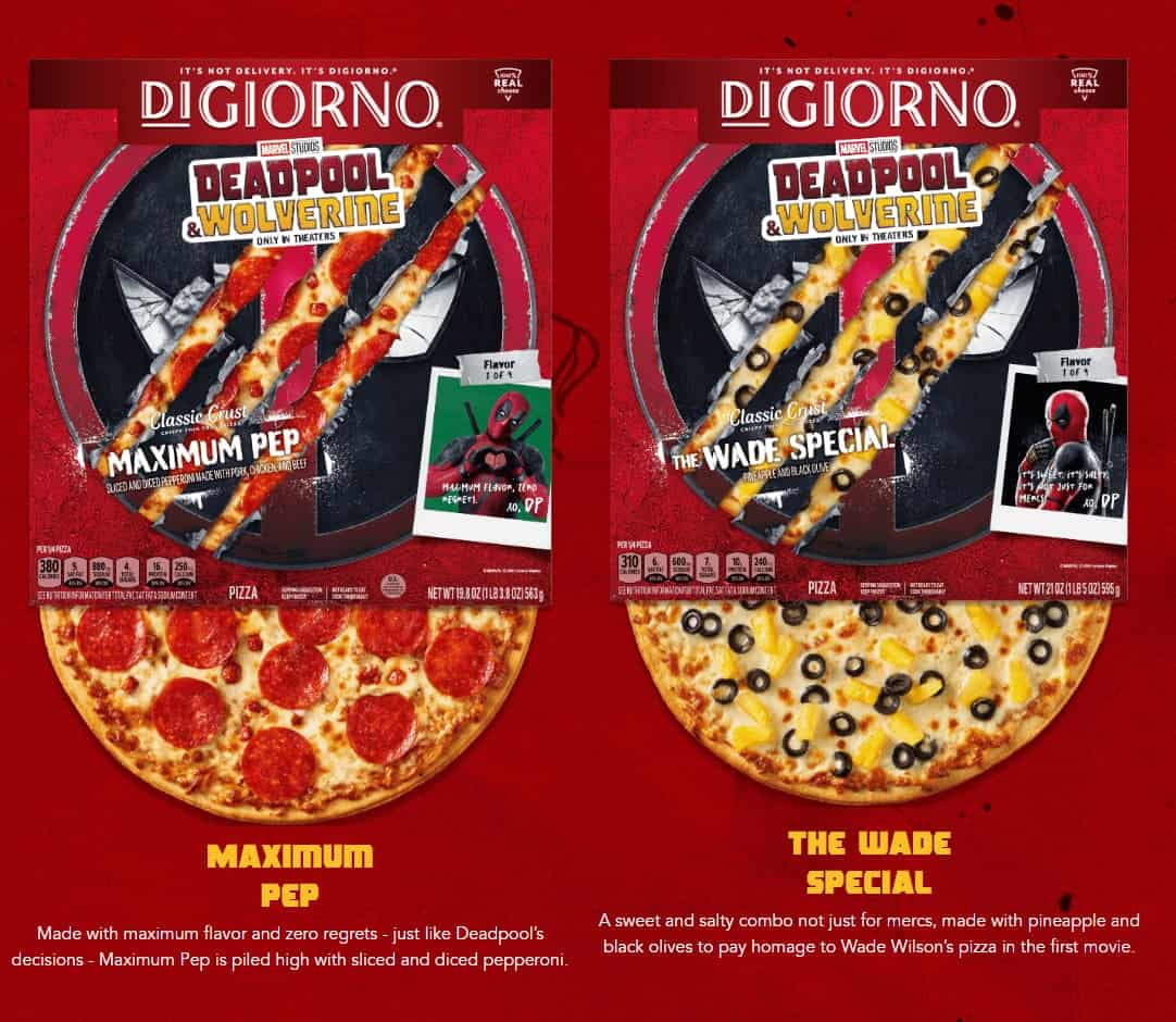 DiGiorno joins forces with Marvel's Deadpool & Wolverine Limited ...