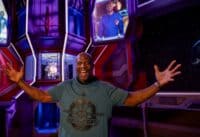 Terry Crews Visits Guardians of the Galaxy Cosmic Rewind in EPCOT ...