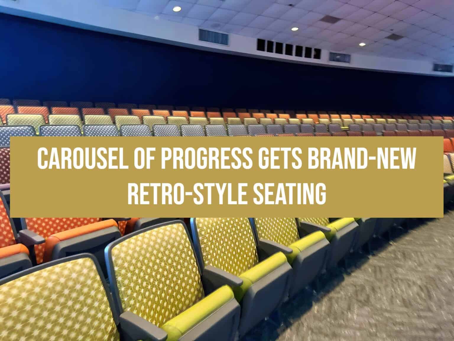 Carousel of Progress Gets Brand-New Retro-Style Seating | Chip and Company