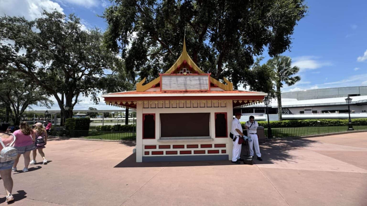 Food Booths Installed for 2024 EPCOT International Food & Wine Festival ...
