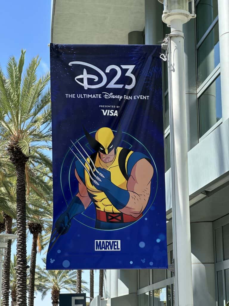 D23 Banners Up Now at Anaheim Convention Center Ahead of Ultimate Fan ...
