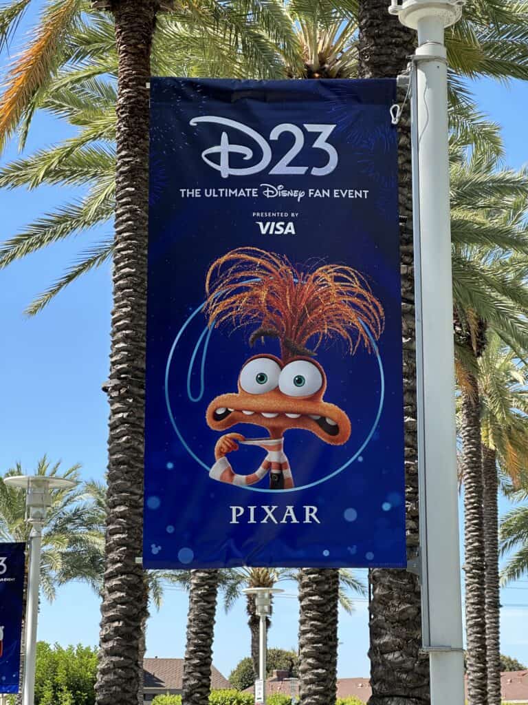 D23 Banners Up Now at Anaheim Convention Center Ahead of Ultimate Fan ...