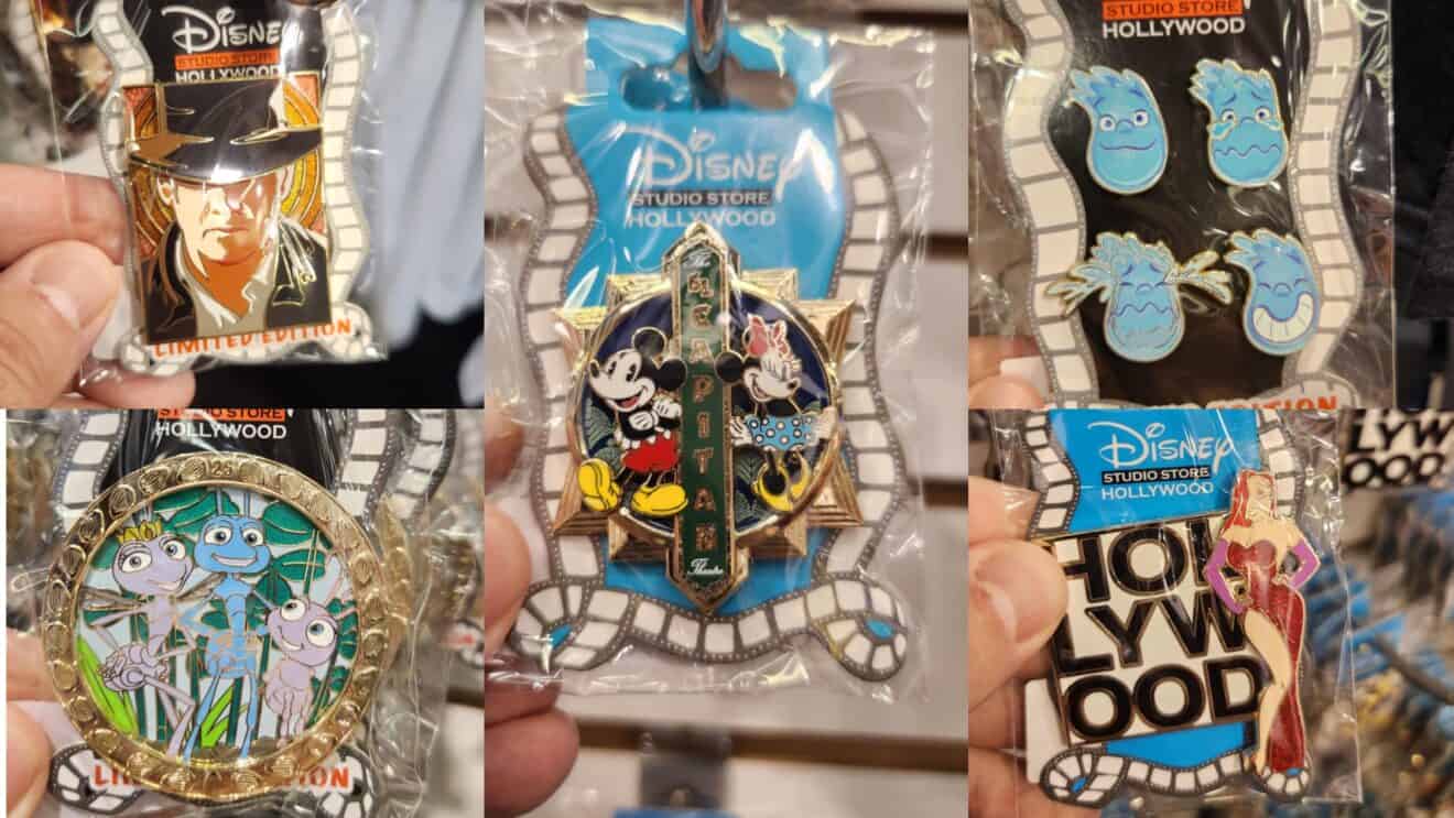 New D23 Disney Pins Shine Bright at Disney Studio Store Hollywood ...