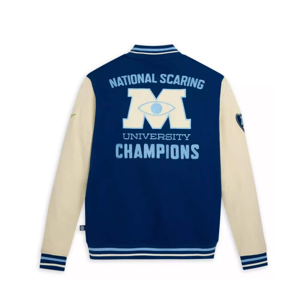 Score One for the Scream Team! New Monsters University Varsity Jacket ...