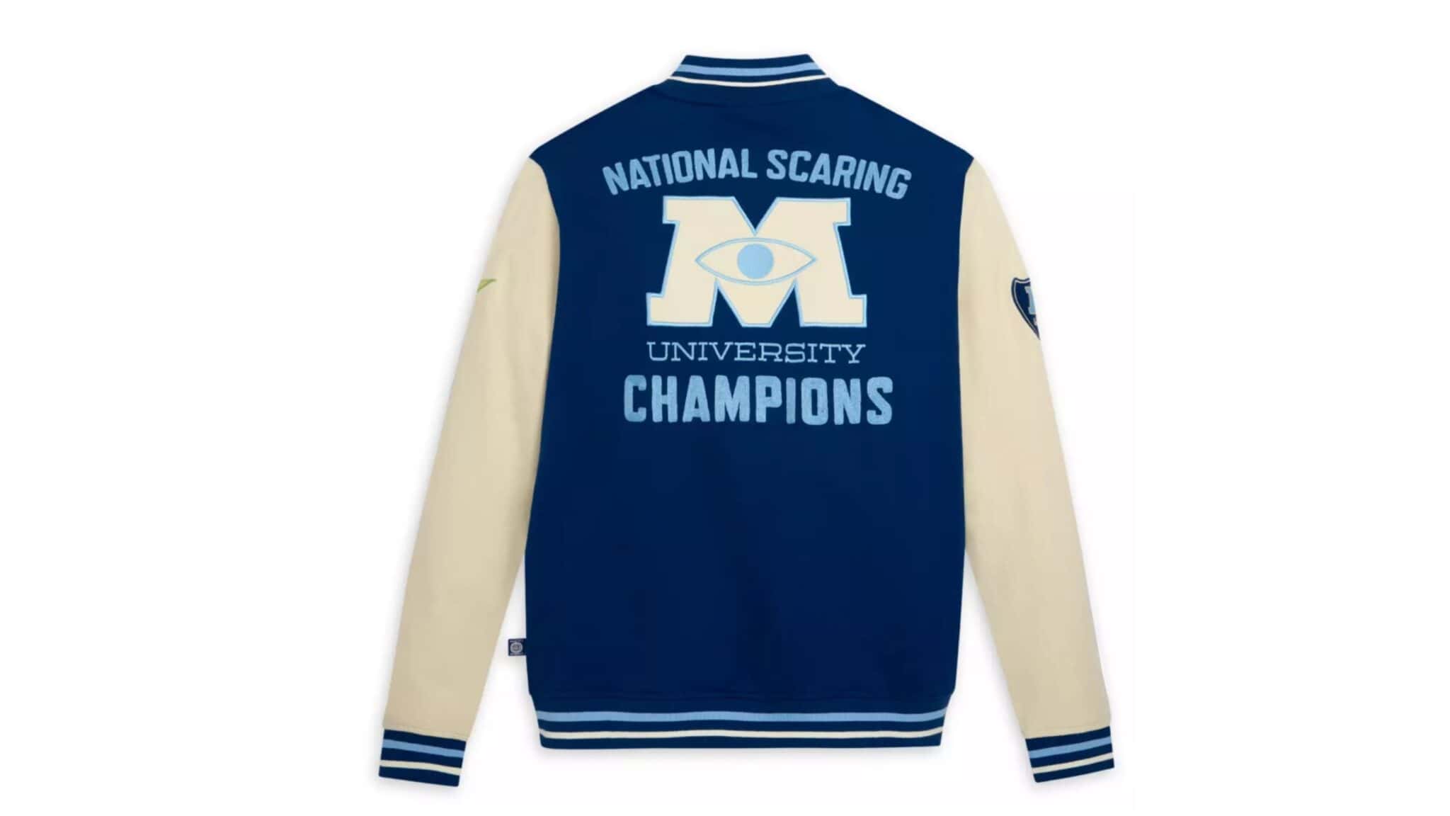 Score One for the Scream Team! New Monsters University Varsity Jacket ...