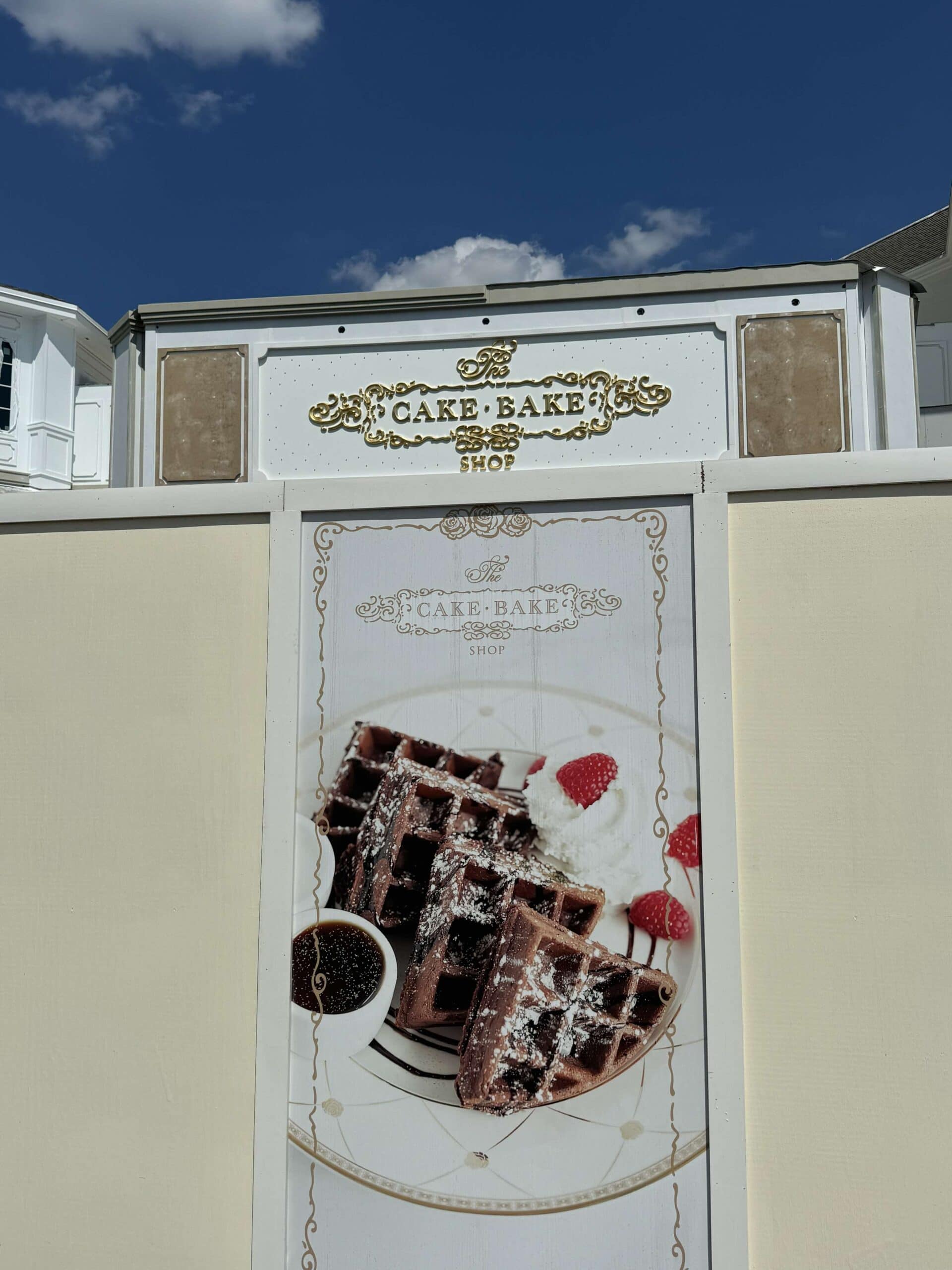 New Signage Added to Cake Bake Shop in Disney's Boardwalk | Chip and ...