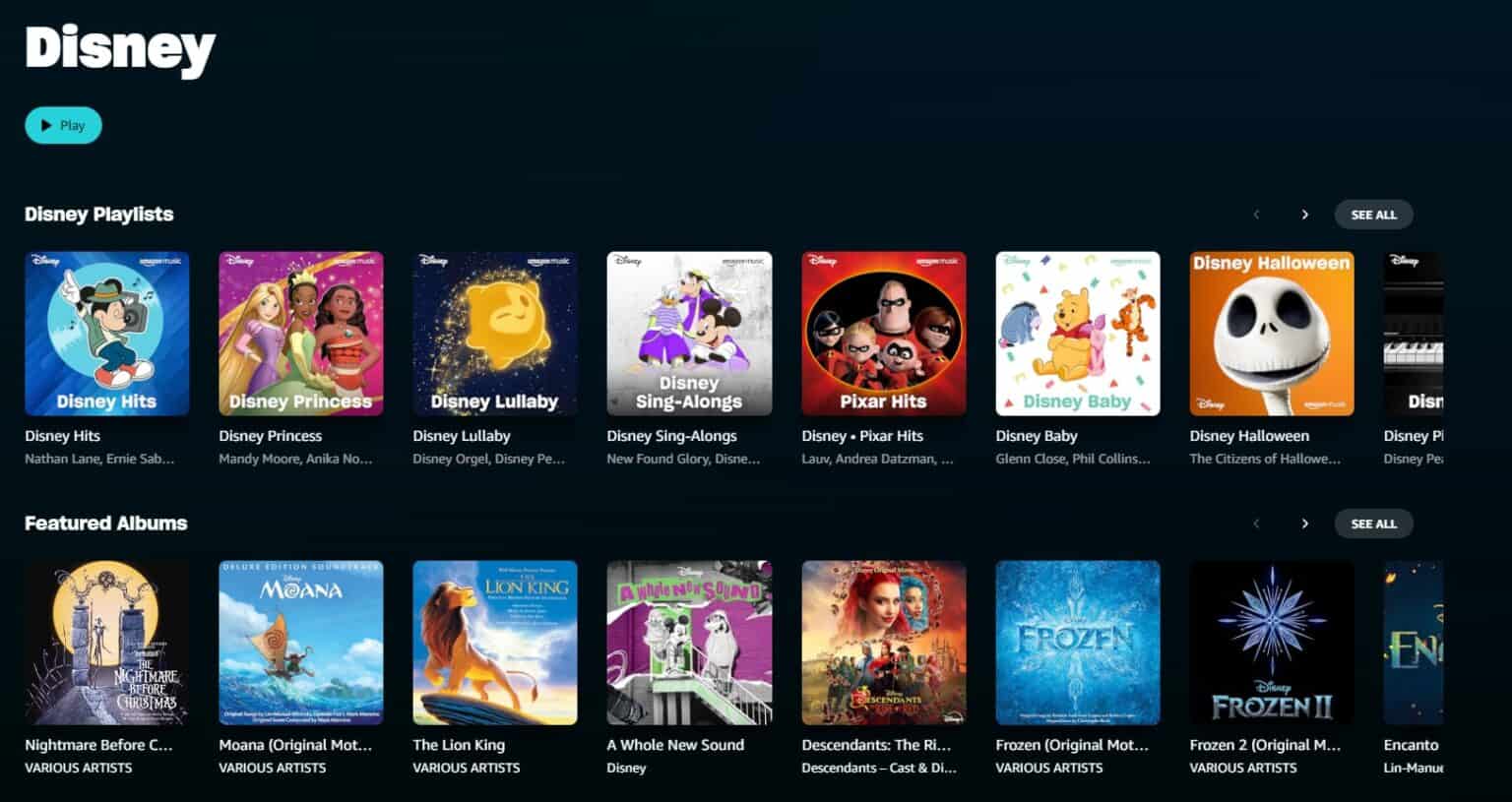 Amazon Music Launches New Disney Music Destination | Chip and Company