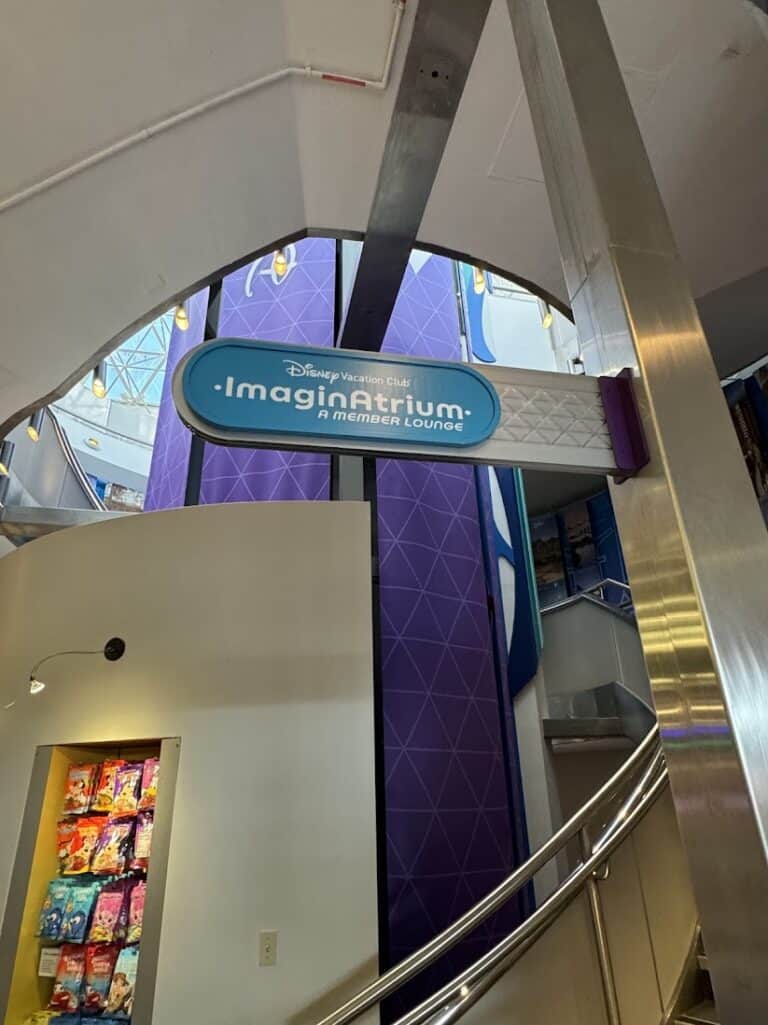 New Signage for DVC Lounge in EPCOT | Chip and Company