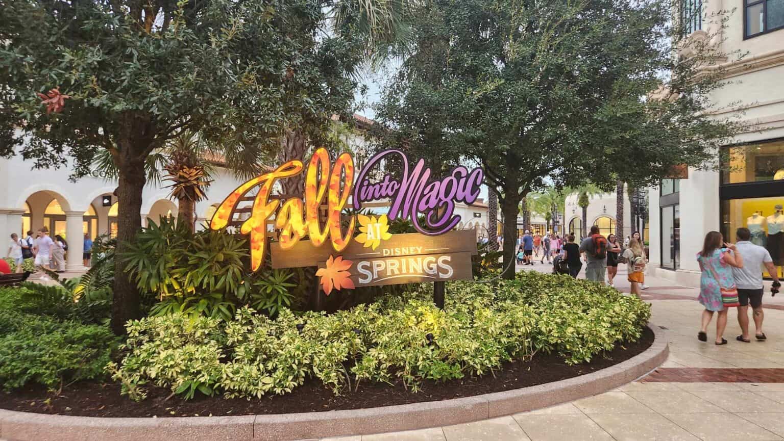 Fall into the Magic Displays Return to Disney Springs | Chip and Company
