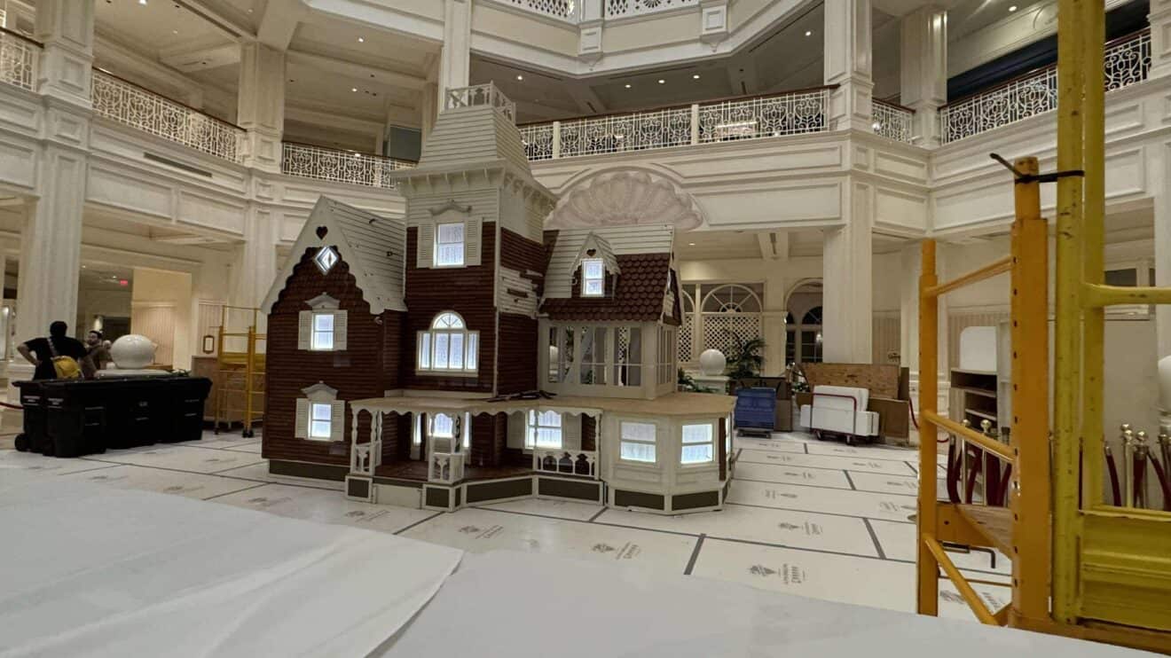 Construction Begins on 2024 Grand Floridian Gingerbread House | Chip ...