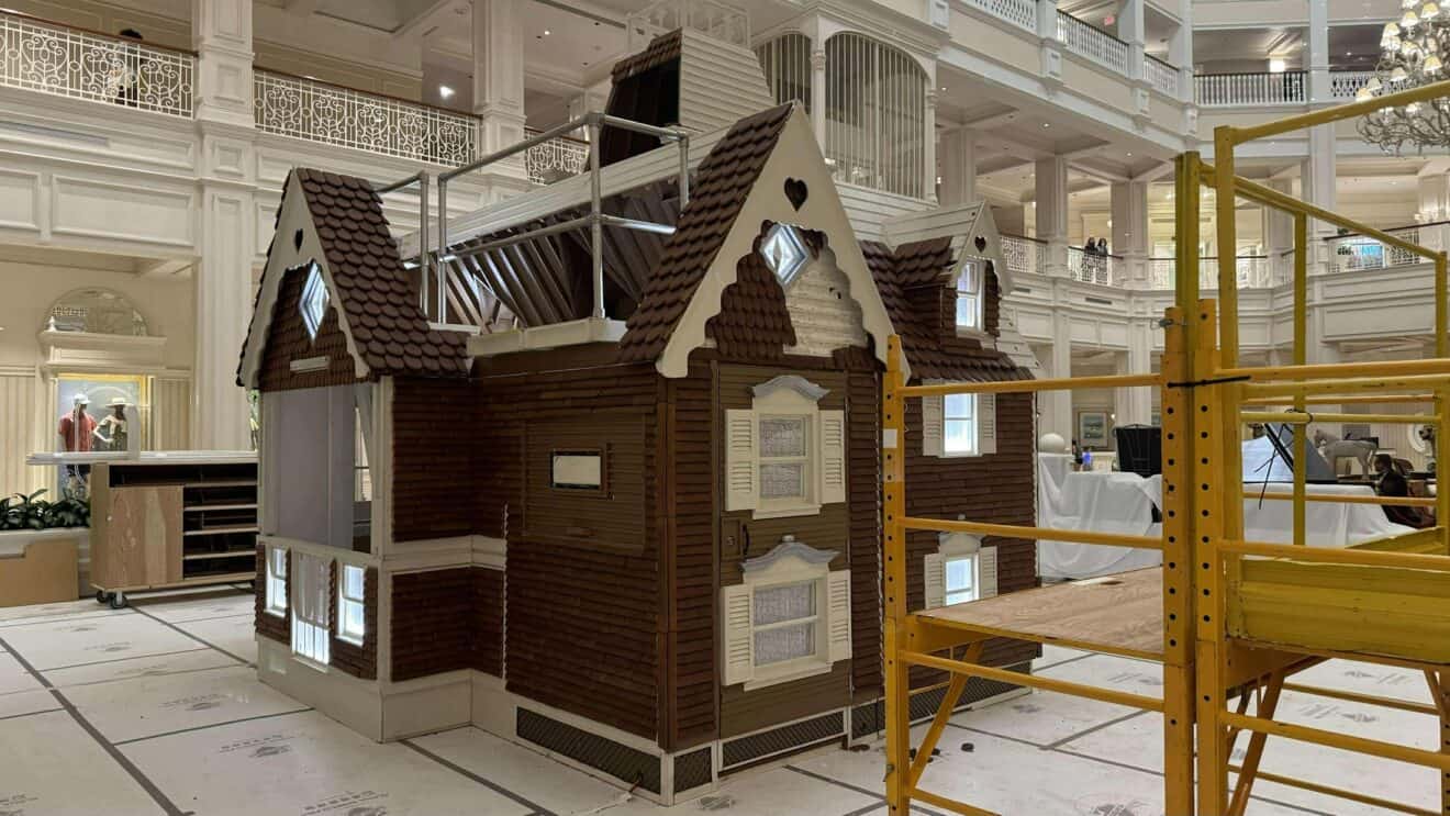 Construction Begins on 2024 Grand Floridian Gingerbread House | Chip ...